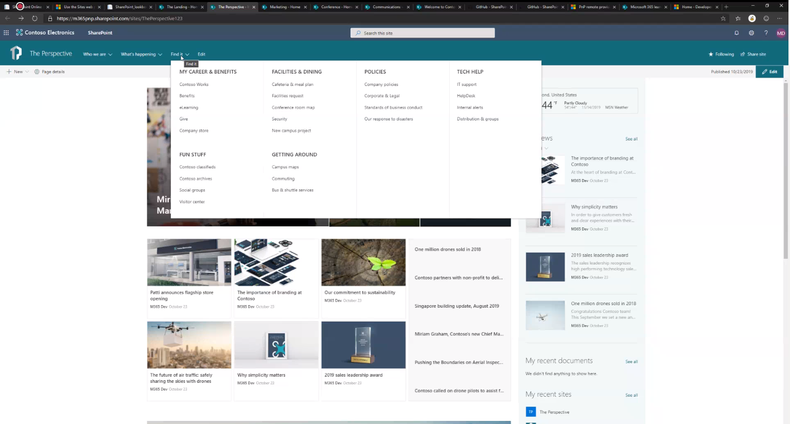 SharePoint PnP Dev General SIG Call – November 14th, 2019 – Screenshot ...