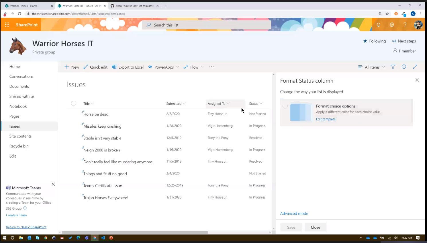 SharePoint PnP Dev General SIG Call – February 6th, 2020 – Screenshot ...