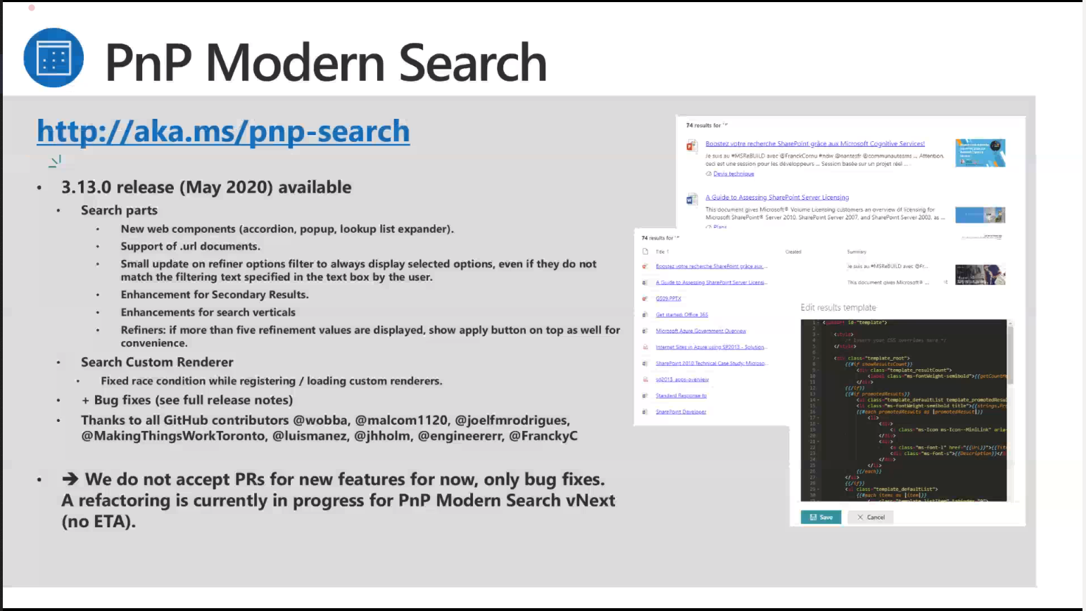 SharePoint PnP Dev SPFx JS SIG Call – June 4th, 2020 – Screenshot Summary - Warner Digital ...