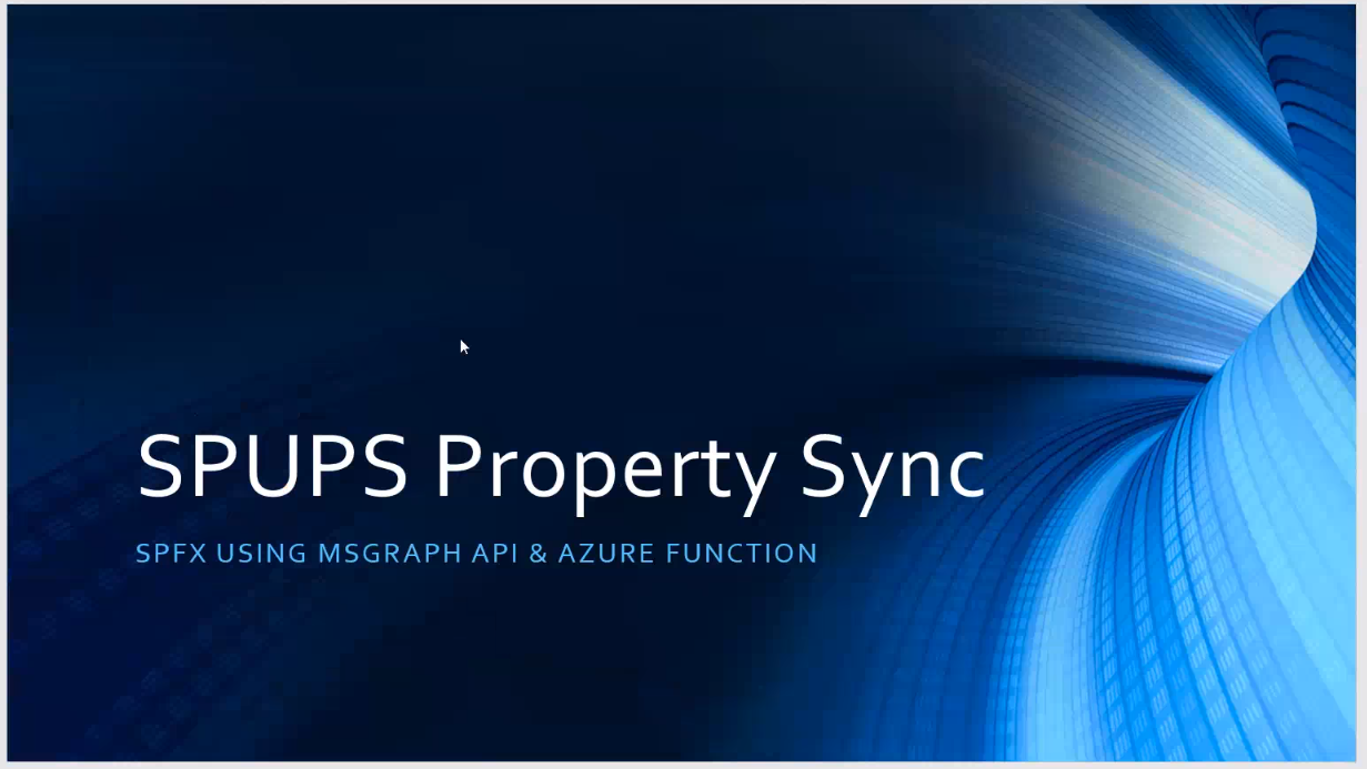 SharePoint PnP Dev SPFx JS SIG Call – June 4th, 2020 – Screenshot Summary - Warner Digital ...