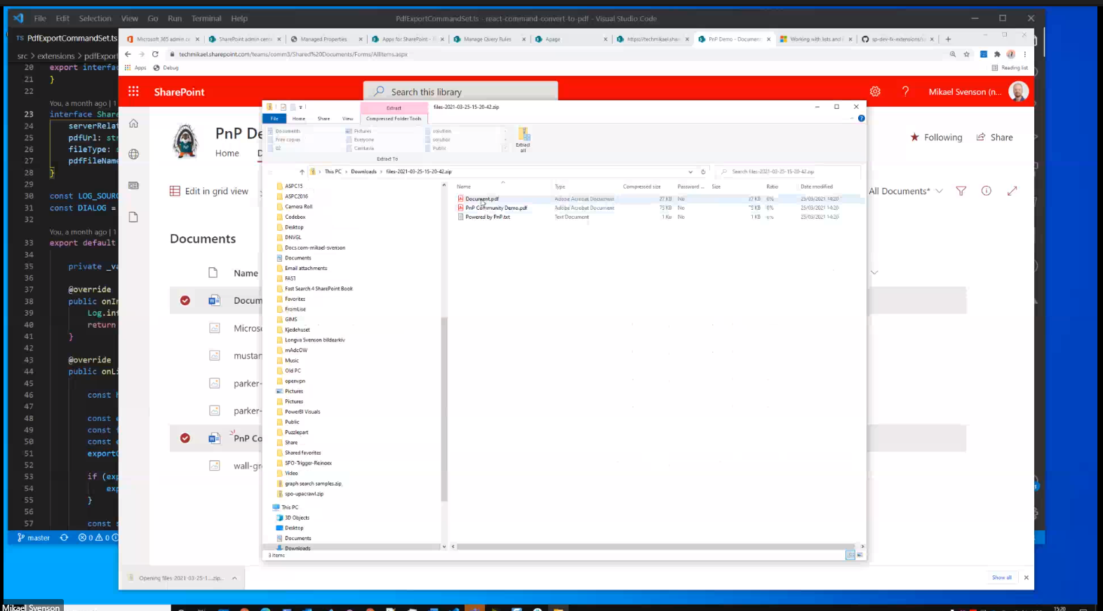 SharePoint PnP Dev SPFx JS SIG Call – March 25th, 2021 – Screenshot ...